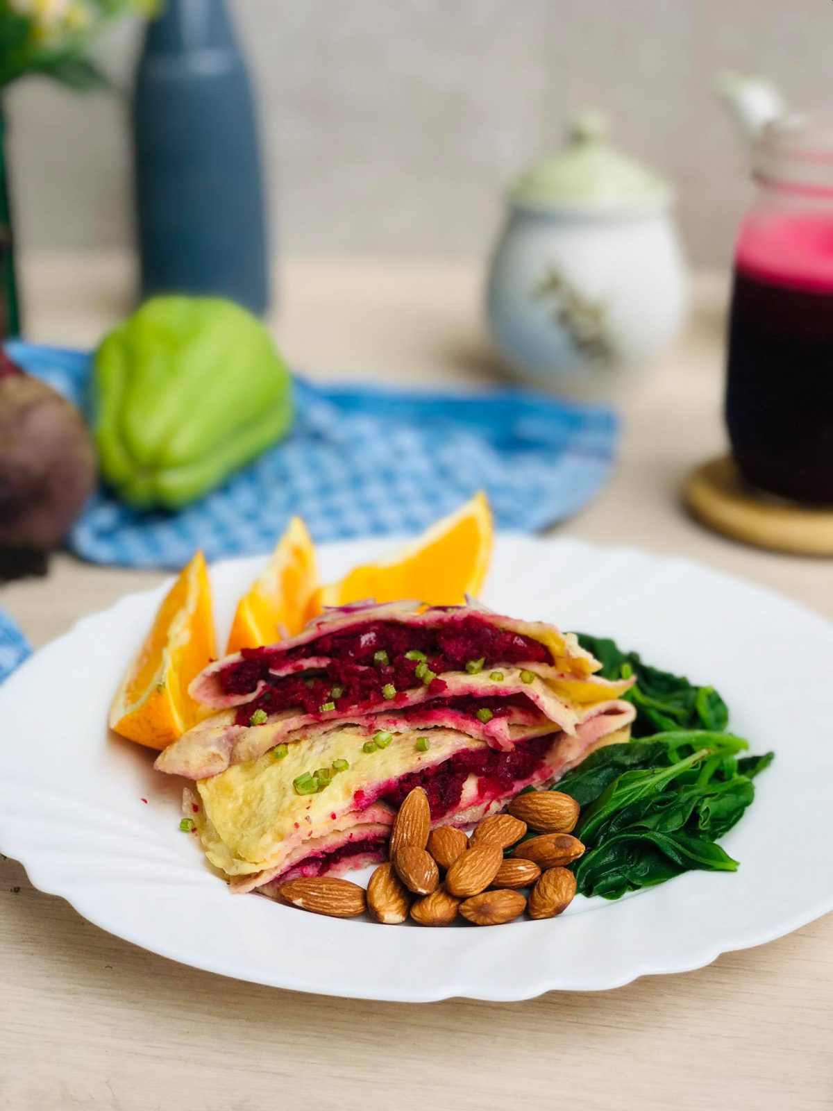 Sweet Beet Roots and Chayote Juice Pulp Omelette – Food Thinkers