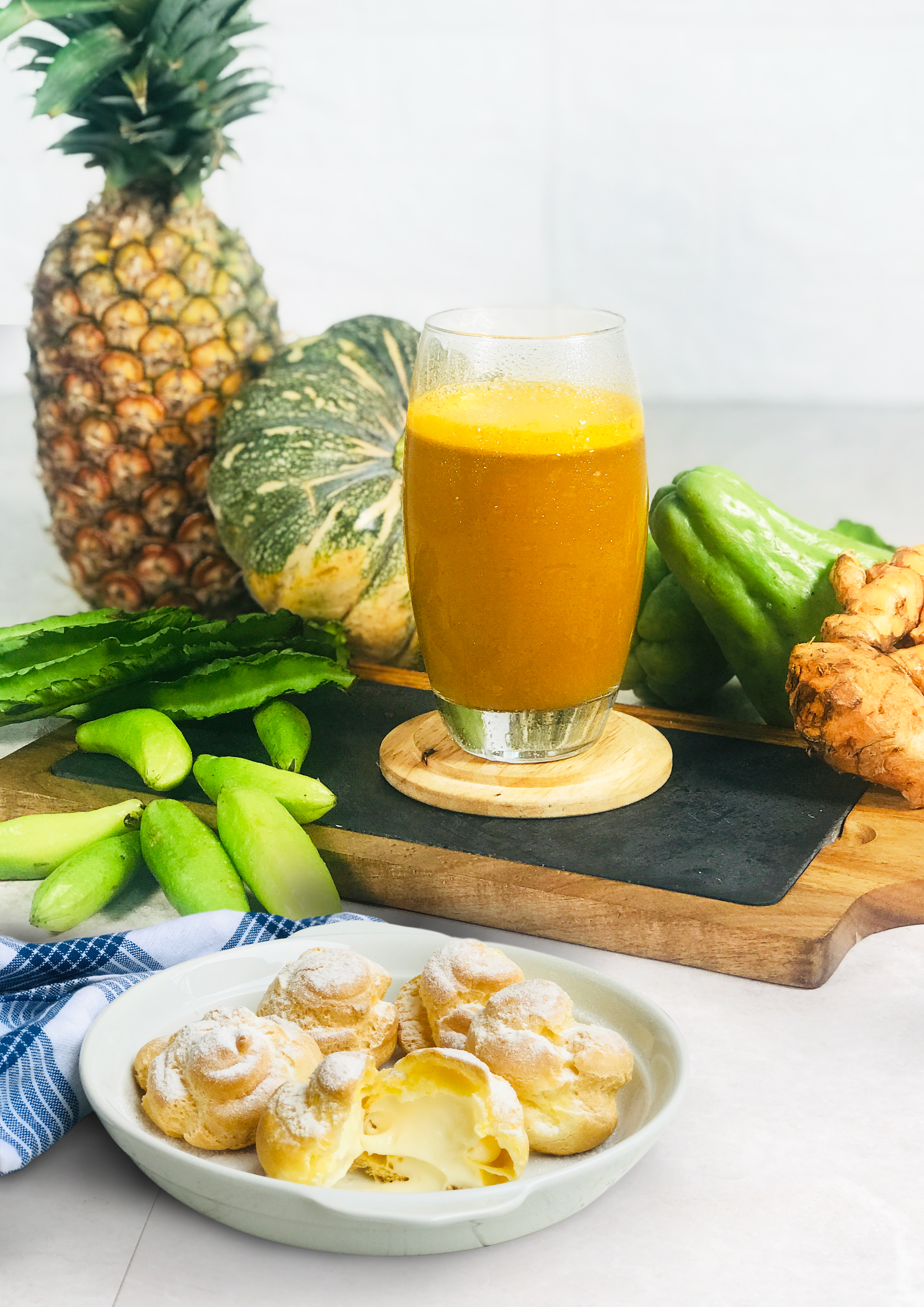 Classic Cream Puff and Power Juice – Food Thinkers