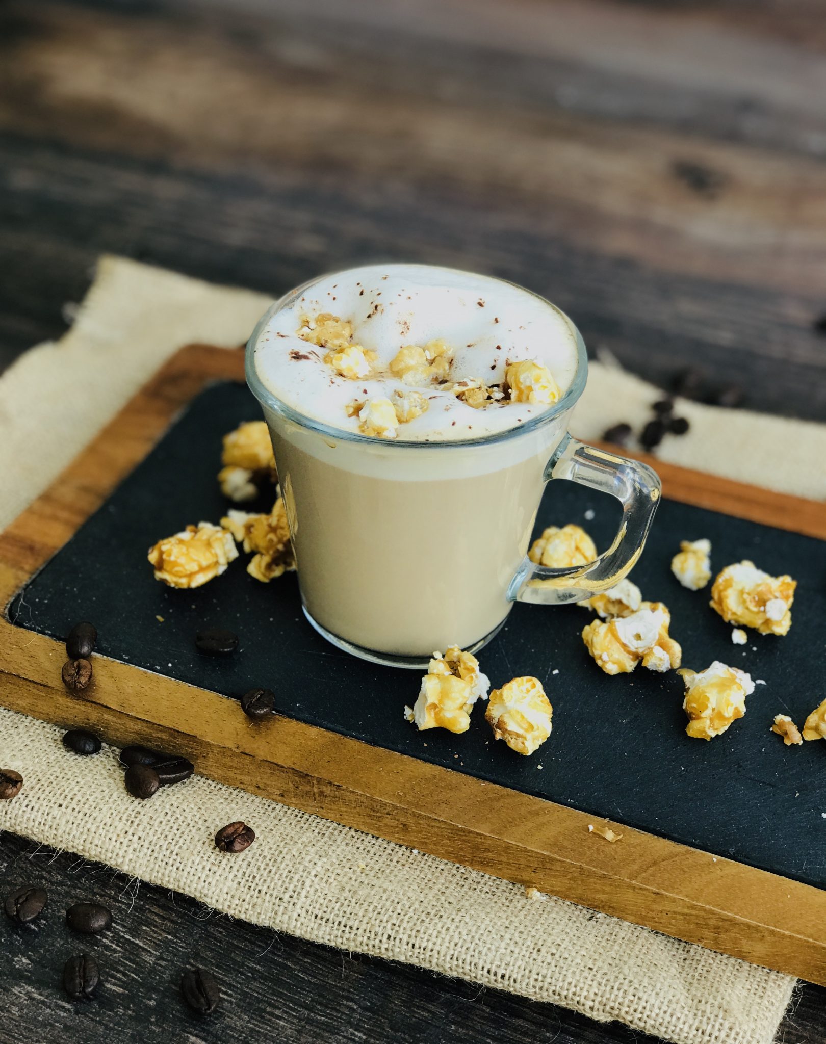 Hazelnut and Popcorn Latté – Food Thinkers