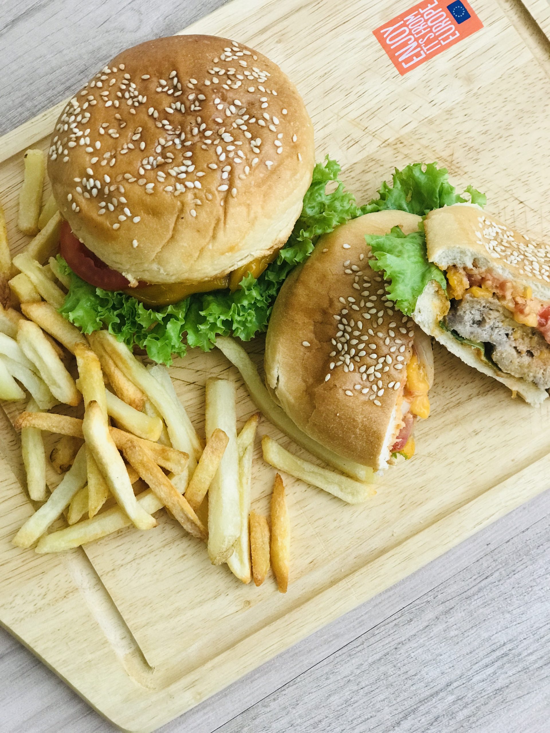 Air Fried Cheese Burger – Food Thinkers